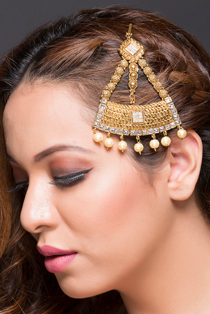 Paasa With AD & Pearls – Ricco India