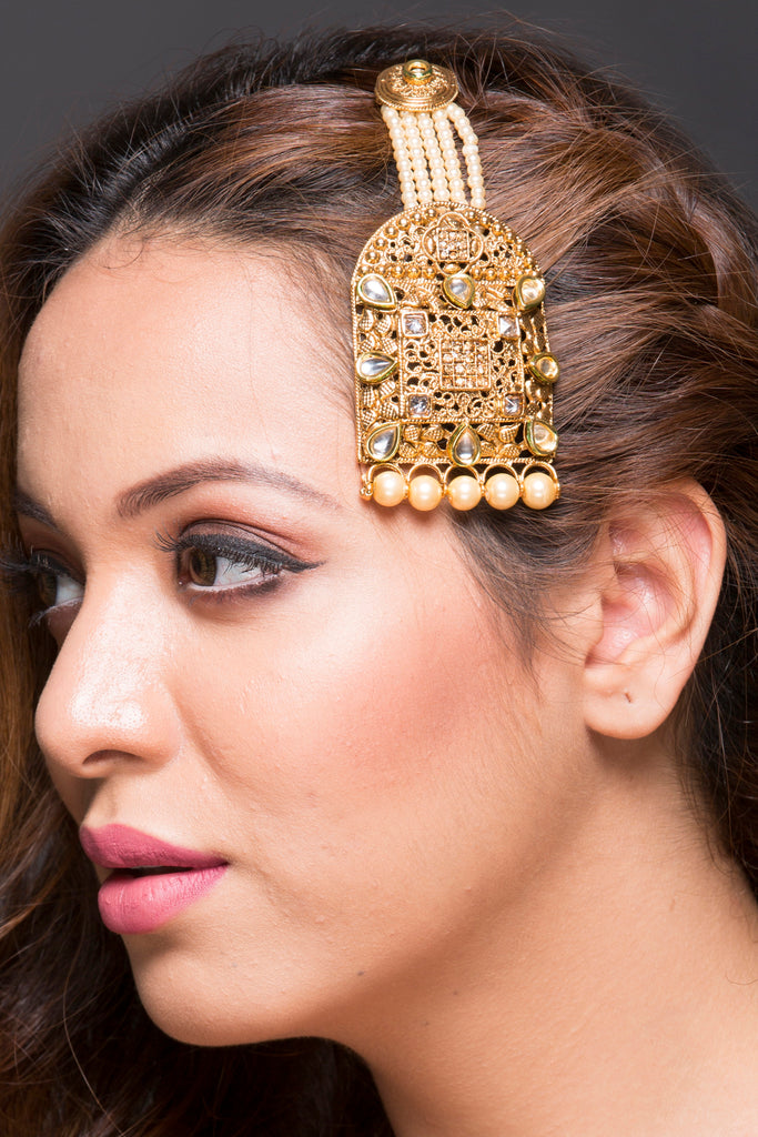 Royal Gold Kundan & Pearl Paasa – Ricco India