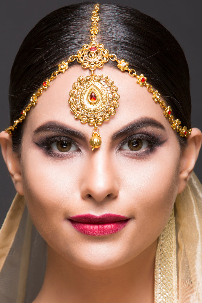Matha Patti With Red Stones – Ricco India